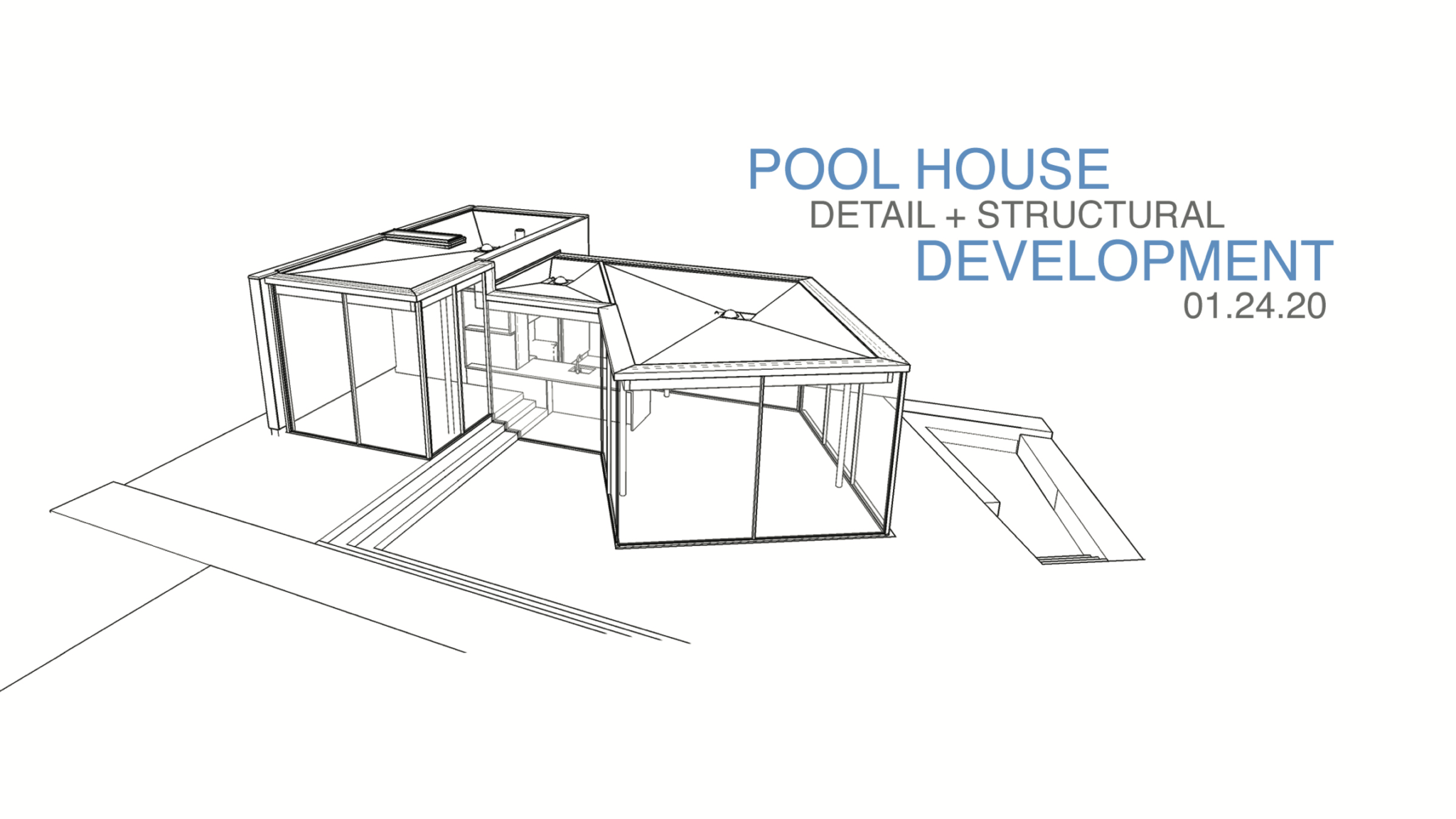 Pool House Detail + Structural Development process. | The Architects' Take