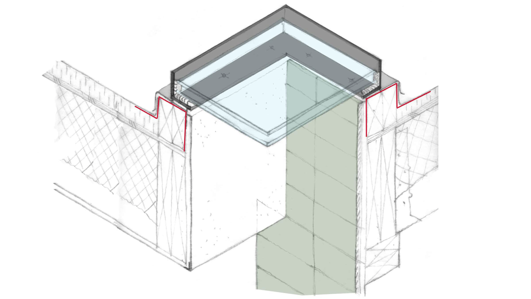Custom skylight top detail. | The Architects' Take